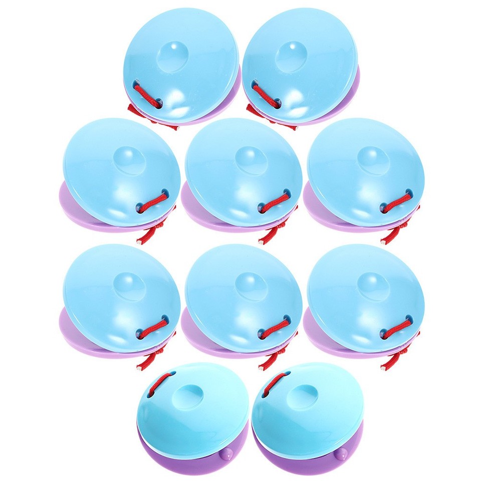 10 Pcs Mini Castanets Children's Musical Instruments Baby Percussion ...