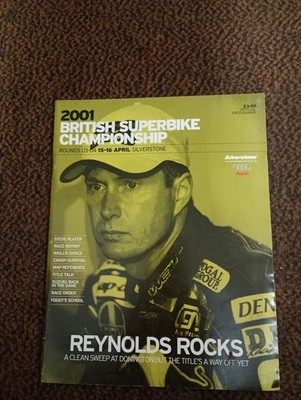 British Superbikes Championship Programme Silverstone April 2001 ...