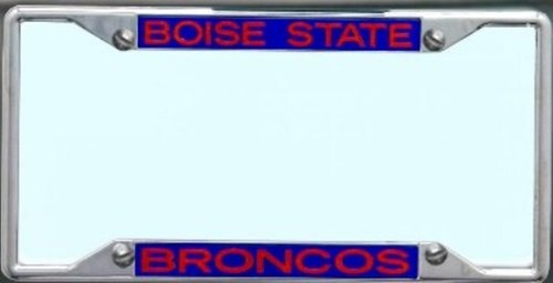 BOISE STATE LICENSE PLATE Frame CHROME New Car Must | eBay