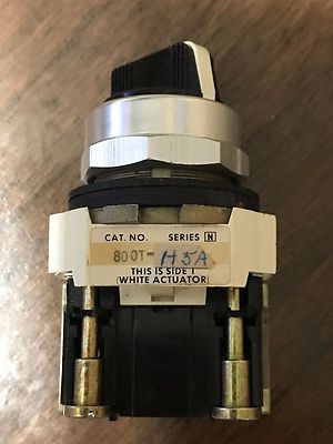 Allen Bradley Two Position Selector Switch with Knob 800T-H5A 2 | eBay