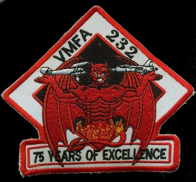 USMC VMFA-232 75th Anniversary Patch N-18 | eBay