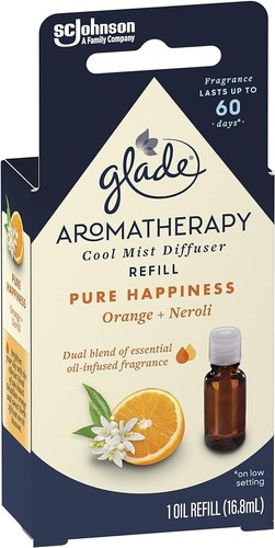 Glade Aromatherapy Cool Mist Diffuser Oil Refill 16.8mL - Orange and ...