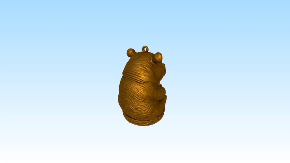 Cute Rhino with Heart – STL File for 3D Printing - Rhino pendant for 3D ...