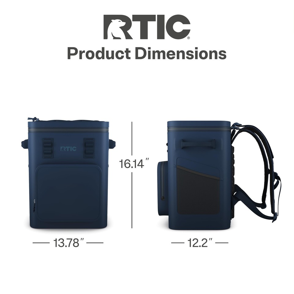 24 Can Ultra-Tough Backpack Cooler, Insulated, Waterproof, Leakproof ...