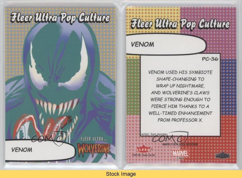 2023 Fleer Ultra Wolverine Pop Culture SP Venom #PC-36 READ 0wz4 | eBay