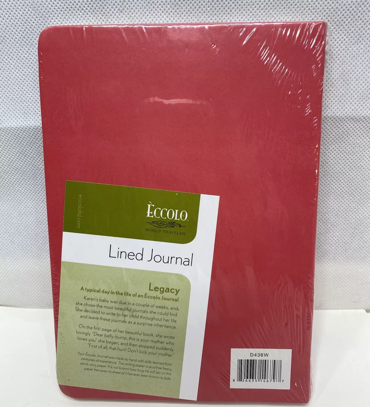 Eccolo World Traveler Pink Soft Cover Lined Journal Enjoy Every Moment 5.75x8.25 | eBay