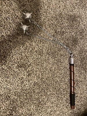 Medieval Gladiator Double Spiked Flail | eBay