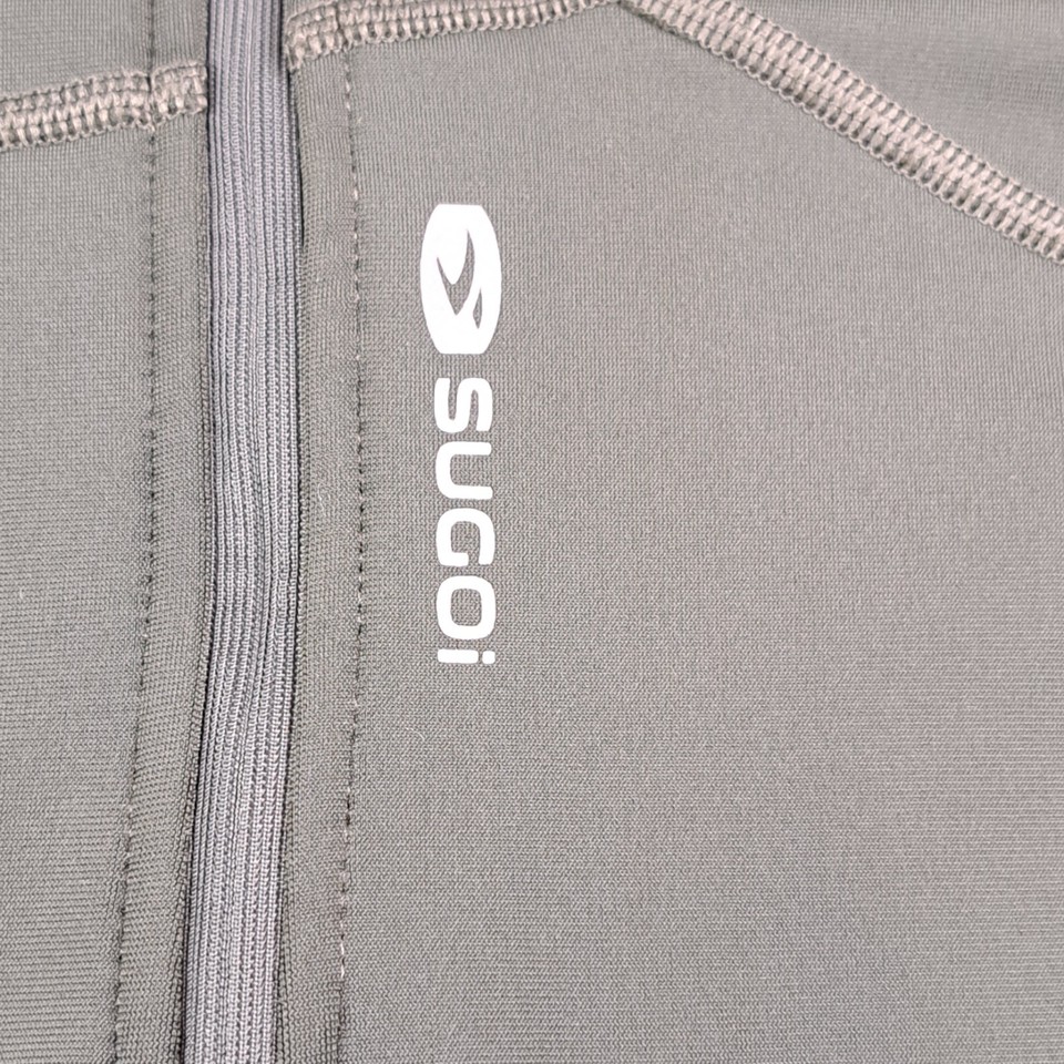 Sugoi Jacket Womens Small Green 1/4 Zip Long Sleeve Running Cycling | eBay