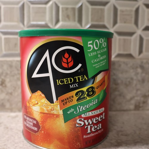 4C Drink Mix, Iced Tea, 36.9 Oz, All Natural Sweet Tea 1 Count - 28 ...