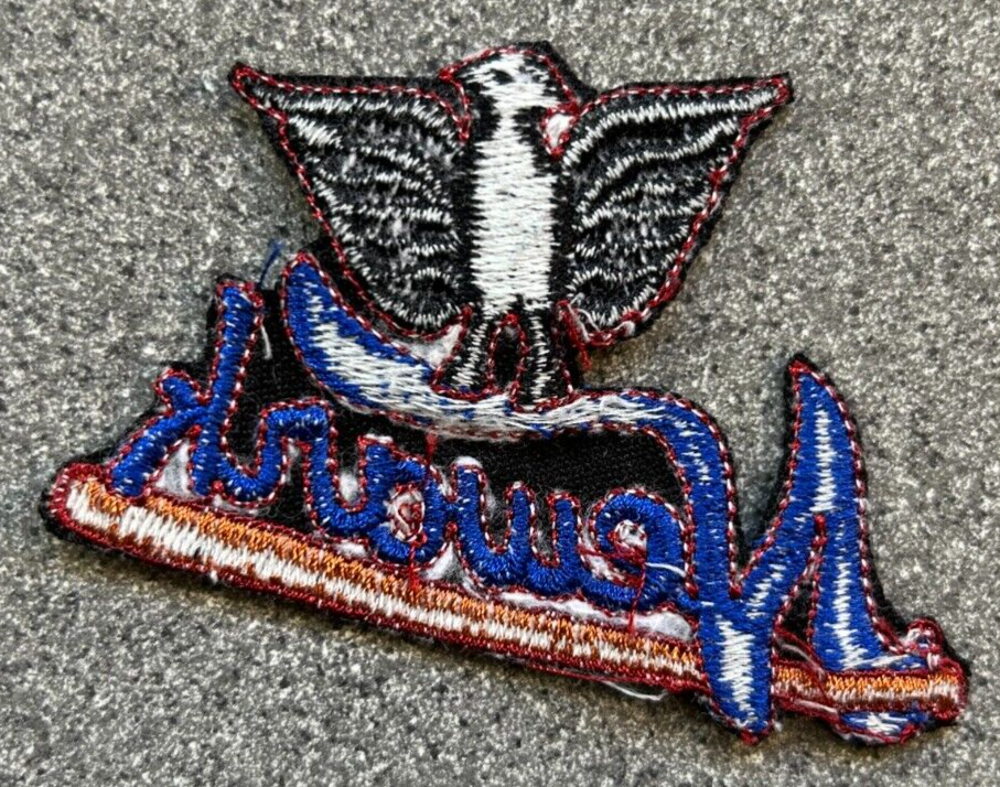 NEWARK EAGLES NEGRO LEAGUE BASEBALL 3.5" TEAM LOGO PATCH BLACK ...