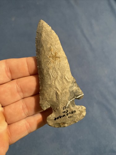 MLC s9659 Archaic Dovetail Thebes Bevel Arrowhead Delaware Co Ohio ...