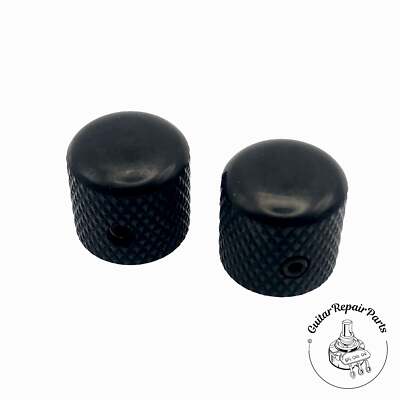 Brass Barrel Knobs, Dome Top, w. Set Screw (2 pcs) - Black | eBay