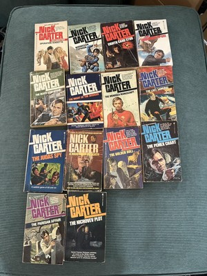 Nick Carter Books Paperback Books vintage Mostly Killmaster Series. 94 ...