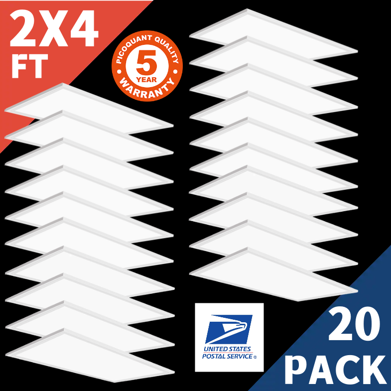 2x4 LED Flat Panel Light 24 x 48 Inch LED Light Panel,ETL Listed 75W ...
