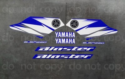 06' 2006 Yamaha Blaster 200 Decals Stickers Quad Graphics 8pc graficos ...