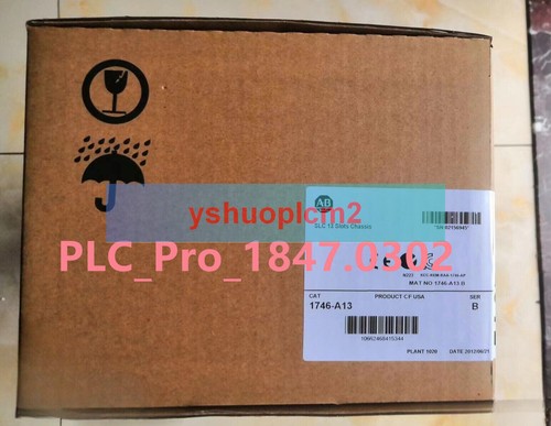 1746A13 New Unopened AB 1746-A13 Ser B SLC 500 13 Slots PLC Chassis ...