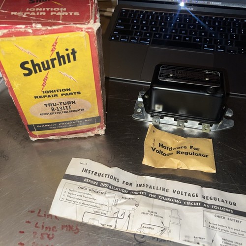 NEW Shurhit 12 Volts Voltage Regulator Adjustable 35-45 Amperes R-185TT ...