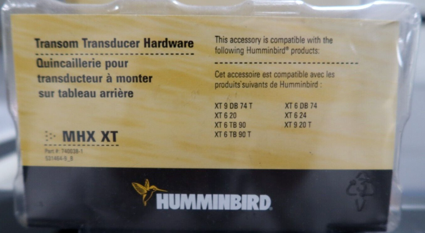 Humminbird Transducer Transom Hardware MHX XT 300tx Transducer mount XT ...