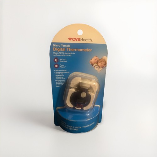 CVS Micro Temple Digital Thermometer with 6 second reading And Fever ...