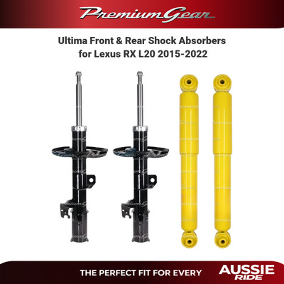 Ultima Front & Rear Shock Absorbers For Lexus RX L20 2015-2022 | eBay ...