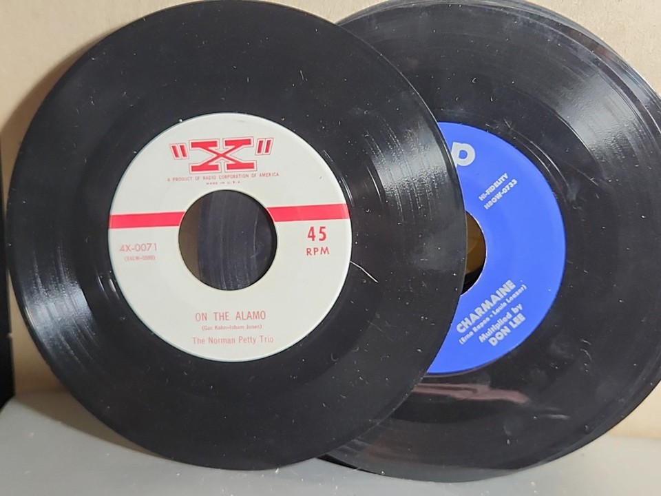 25 Early Mixed Label Vintage 45 RPM Records 50s & 60s Nice Condition ...