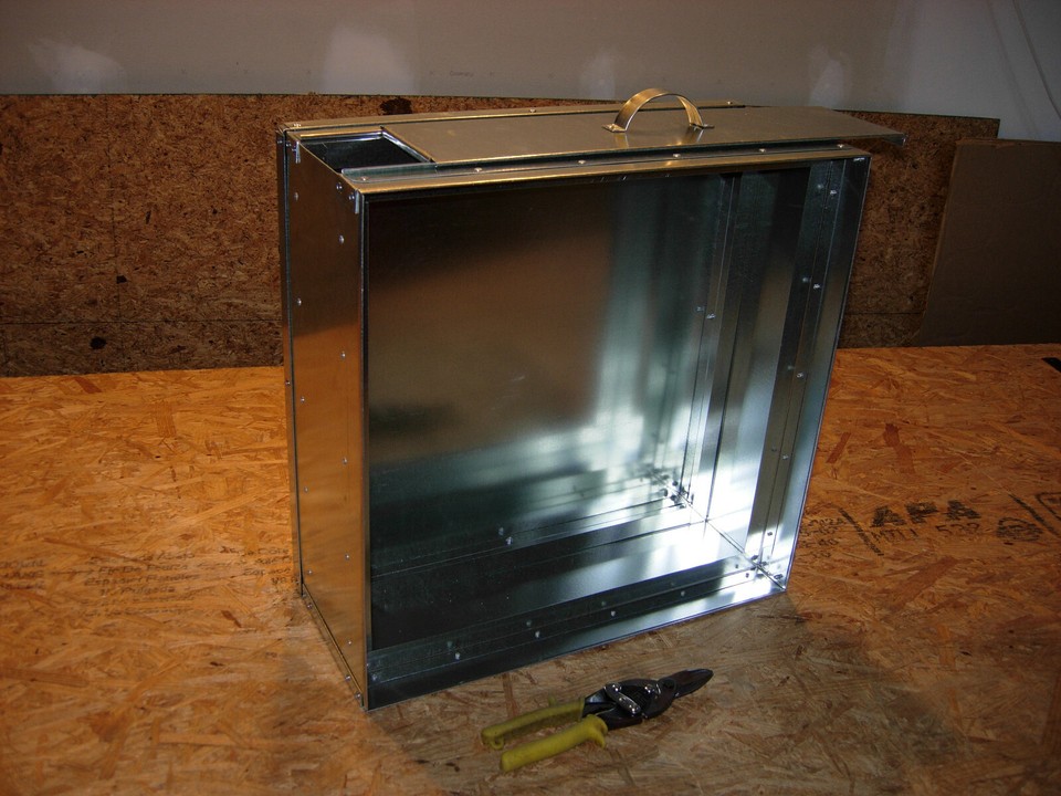 HVAC.Return air filter rack plenum,collar 14" diameter,fit filter 20"x ...