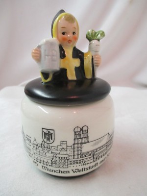 1970 W. Germany Goebel Hummel Jam Condiment Pot L Mun 43 Munchen ...