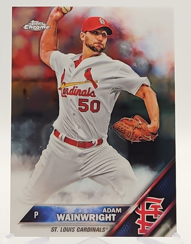 2016 Topps Chrome Adam Wainwright St. Louis Cardinals Baseball Card No ...