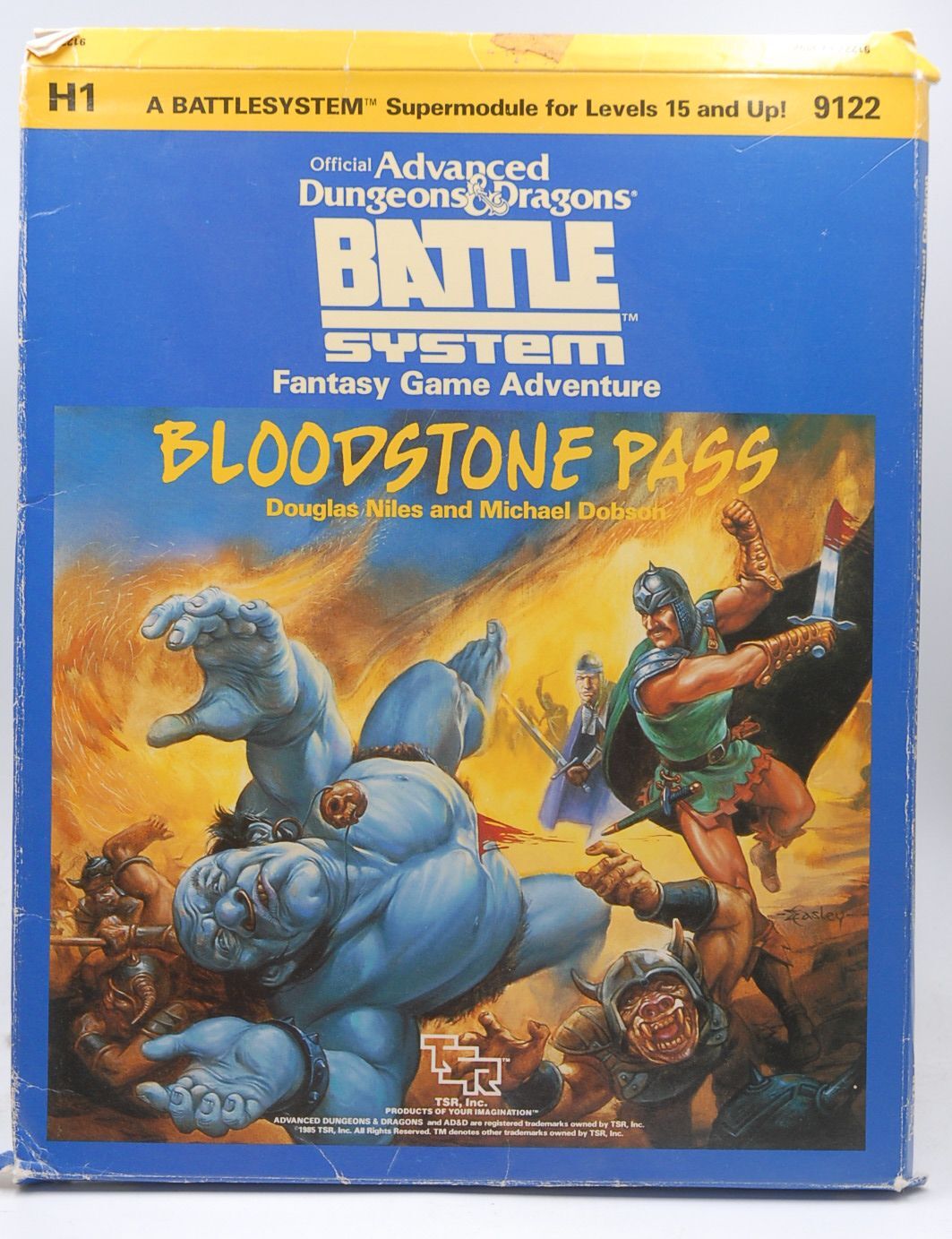BLOODSTONE Pass Advanced Dungeons Dragons Battlesystem Module H1 by ...
