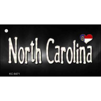 North Carolina Flag Script Novelty Aluminum Key Chain KC-9471 | eBay