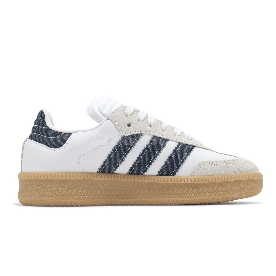 adidas Originals Samba XLG White Night Indigo Denim Men Unisex Casual ...