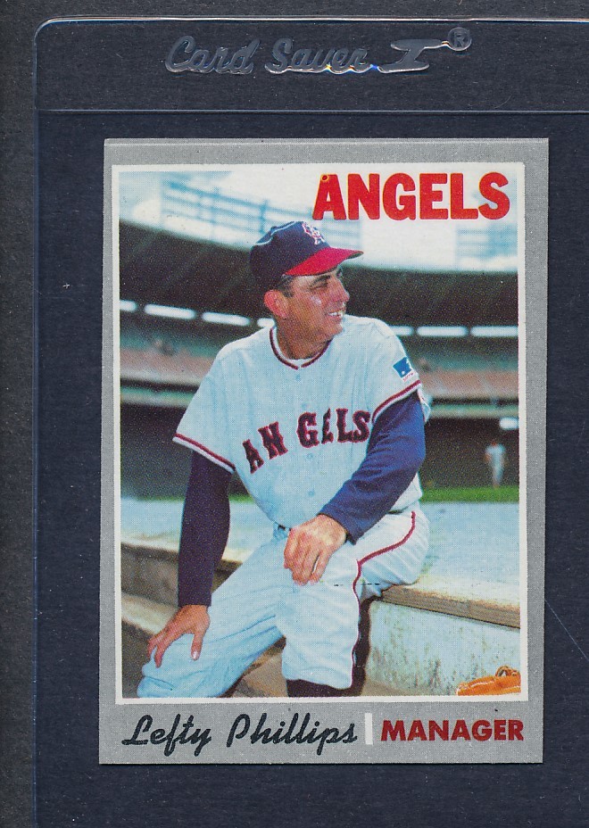 1970 Topps #376 Lefty Phillips Angels EX *1372 | eBay