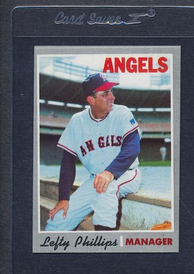 1970 Topps #376 Lefty Phillips Angels EX *1372 | eBay