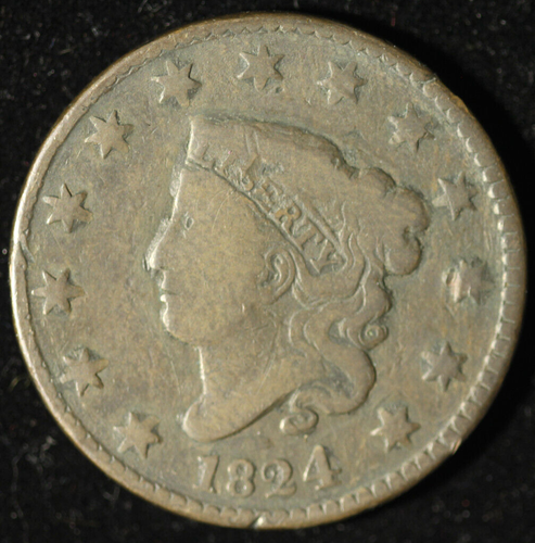 1824 Large Cent Very Fine Details. | eBay