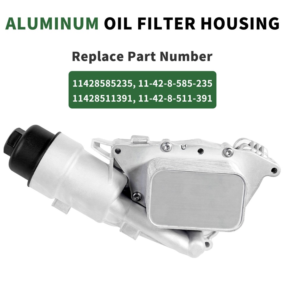 Engine Oil Cooler Filter Housing For 14-19 BMW X1 X2 i8 Mini Cooper ...