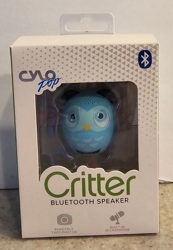 CYLO Pop Owl Critter Bluetooth Speaker Built in Mic Remotely Take ...