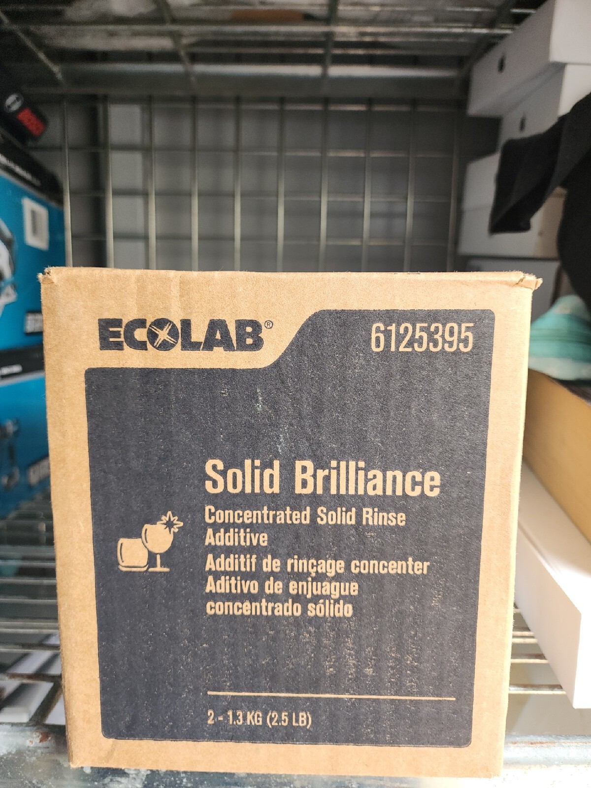 Ecolab Solid Brilliance Concentrated Rinse Additive 6125395 - Box of 2 | eBay