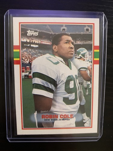 1989 Topps Robin Cole #231 New York Jets Pittsburgh Steelers | eBay