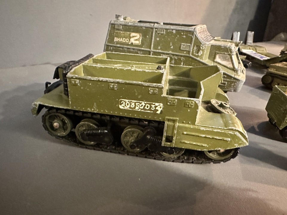 Vintage Army Toys Dinky Corgi Matchbox Toy Soldiers Bren Gun Carrier ...