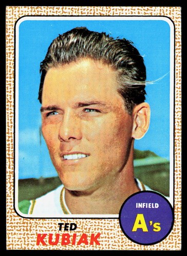 Ted Kubiak 1968 Topps #79 VG/EX No Crease Rookie RC | eBay