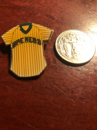 MILWAUKEE BREWERS JERSEY PIN BY PETER DAVID, LTD EDITION, NEW, HIGH ...
