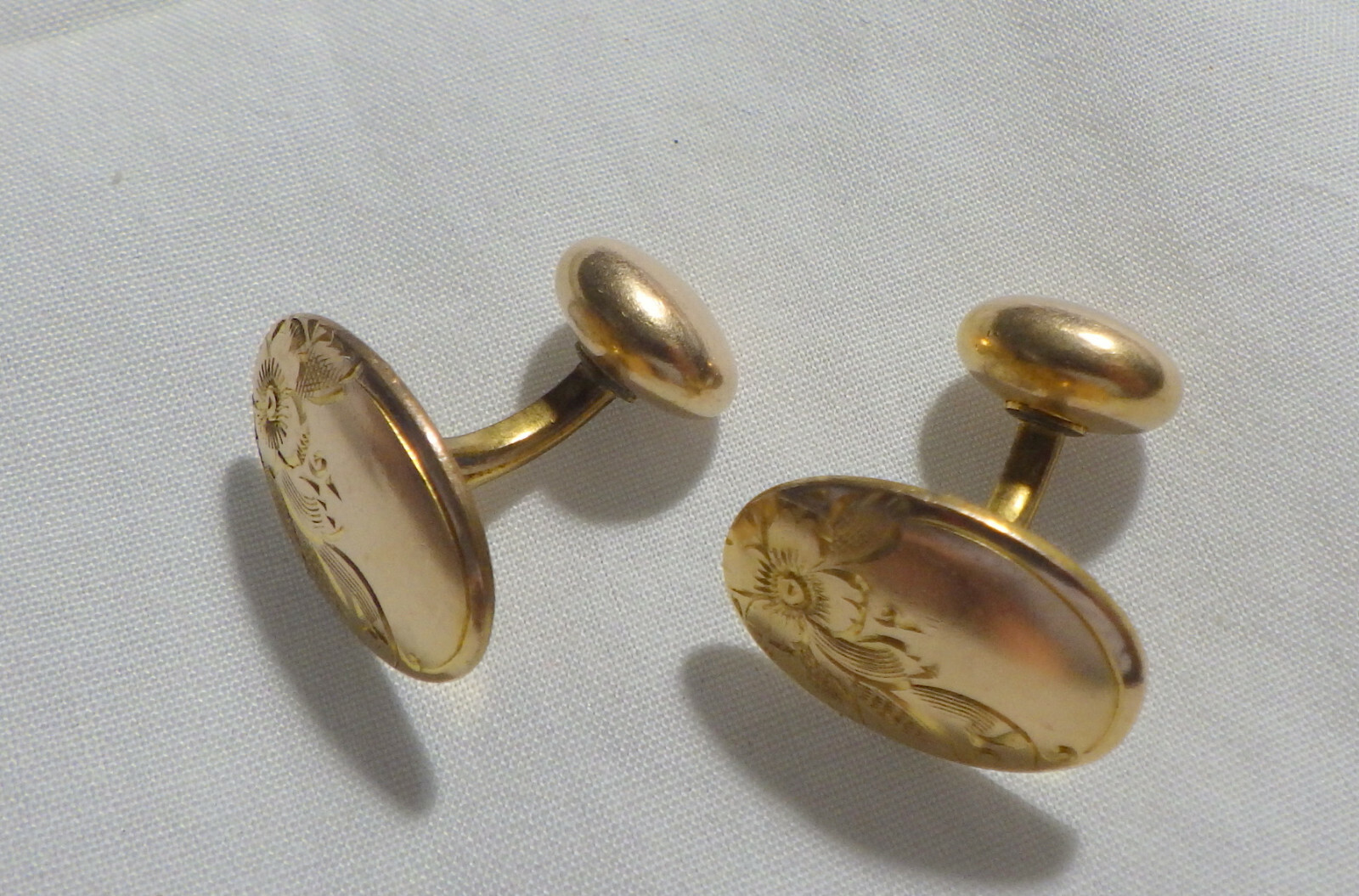 VICTORIAN BEAUTIFUL CUFFLINKS FLORAL DESIGN UNISEX … - Gem