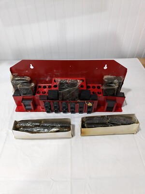 Fixture Clamp Step Block & Clamp Set: 52 Pc, 5/8-11 Stud Thread 400 ...