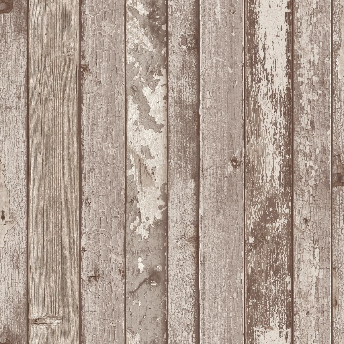 Distressed Wood Plank Wallpaper