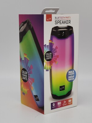 iLIVE Wireless Bluetooth Party Speaker Bluetooth range 60' FM ...