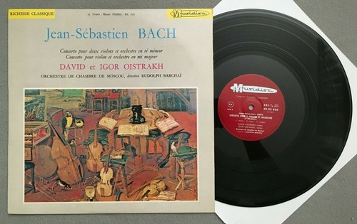 S117 Bach Violin Concerto D. & I. Oistrakh Barchai Musidisc RC 856 | eBay