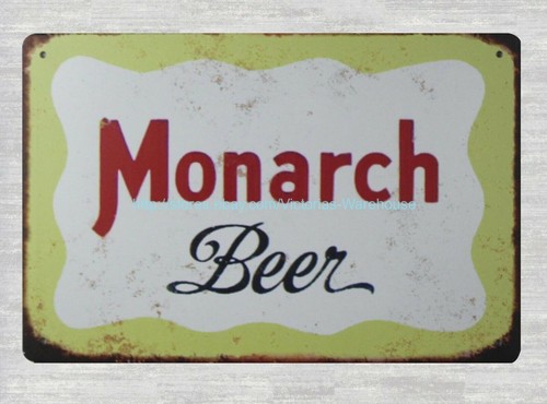 Monarch Beer pub club metal tin sign contemporary decor | eBay