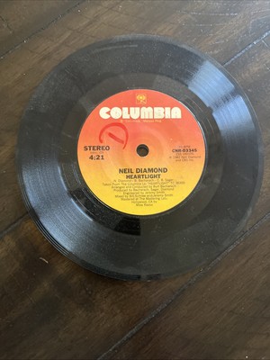 Neil Diamond ‎– Heartlight 1982 Columbia Single Sided 45 Columbia Pop ...