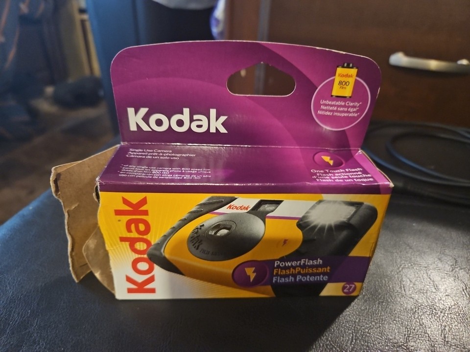 Kodak Power Flash- Single Use Disposable Camera- 27- EXP: 10/2009 | eBay
