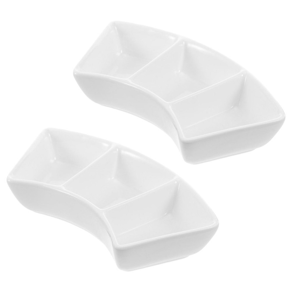 2 Pcs Small Portion Bowls 3 Oz Dipping Dishes Ceramic Mini for Dips ...